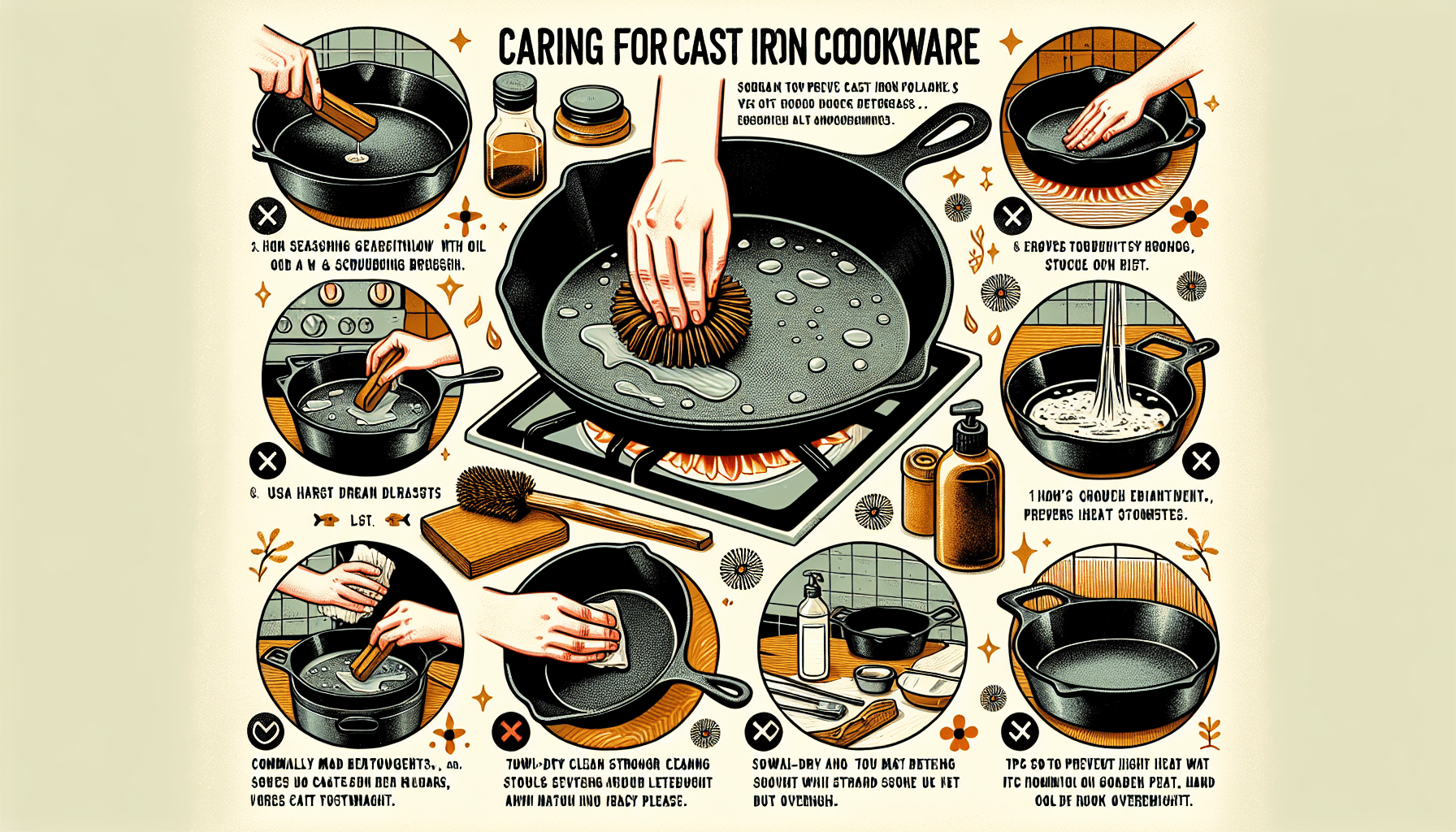 How To Properly Season And Care For Cast Iron Cookware - Modern Kitchen Guru