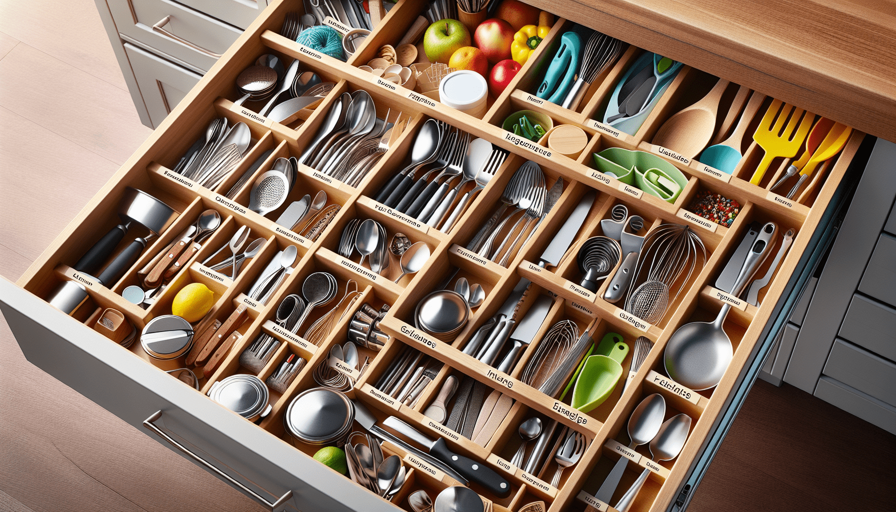 Creating A Functional Kitchen Drawer Organization - Modern Kitchen Guru